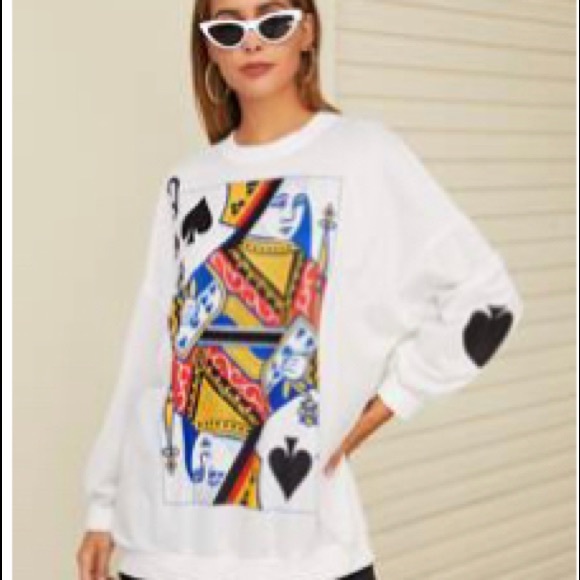 Tops | Shein Queen Quarter Sleeve | Poshmark